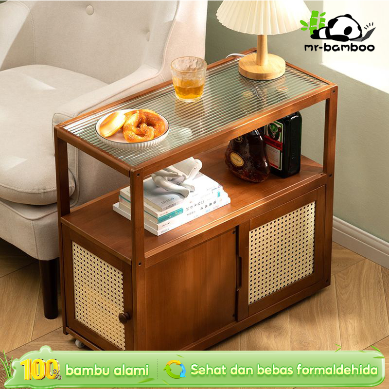 Jual Meja Bambu/Meja samping tempat tidur bambu/Meja samping tempat ...