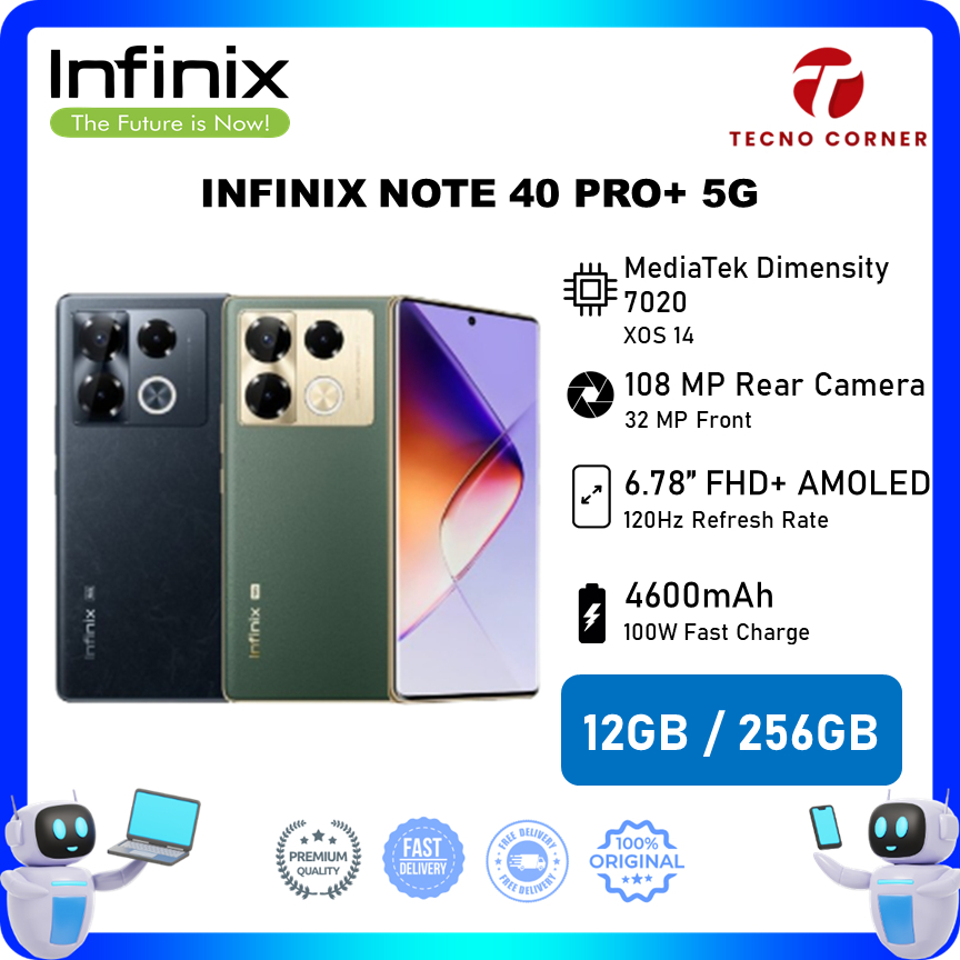 Jual Infinix Note 40 Pro+ 5G (12GB/256GB) - Up to 24GB Extended RAM ...