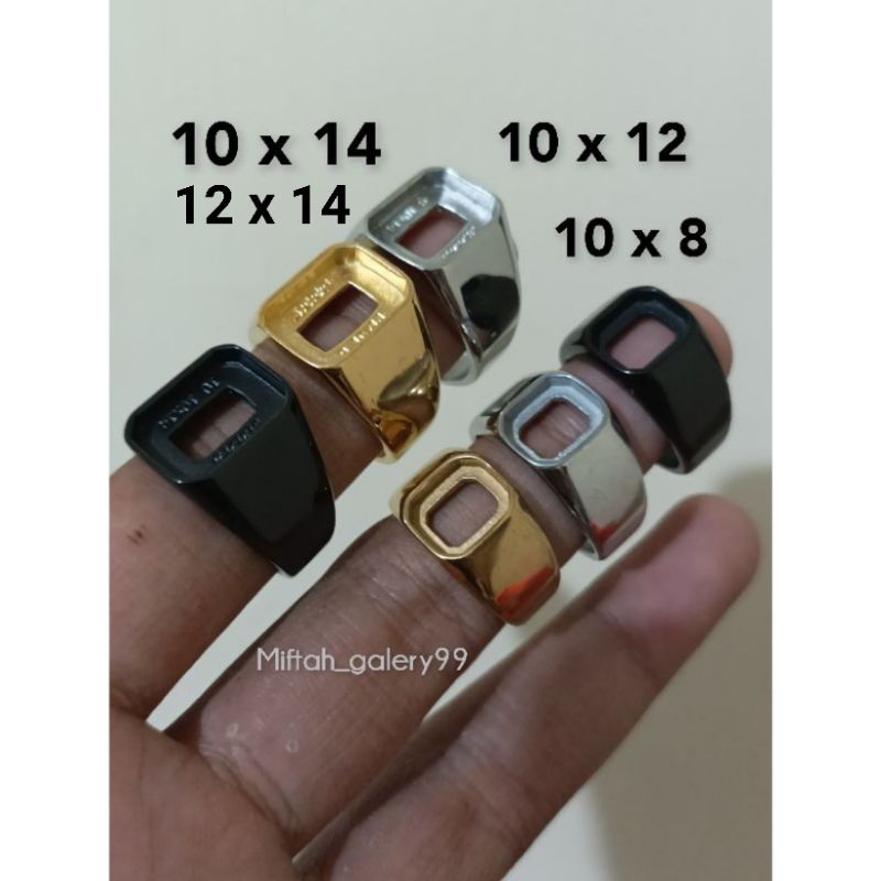Jual Ring emban cincin titanium super 10x14 10x8 10x12 12x14 | Shopee ...