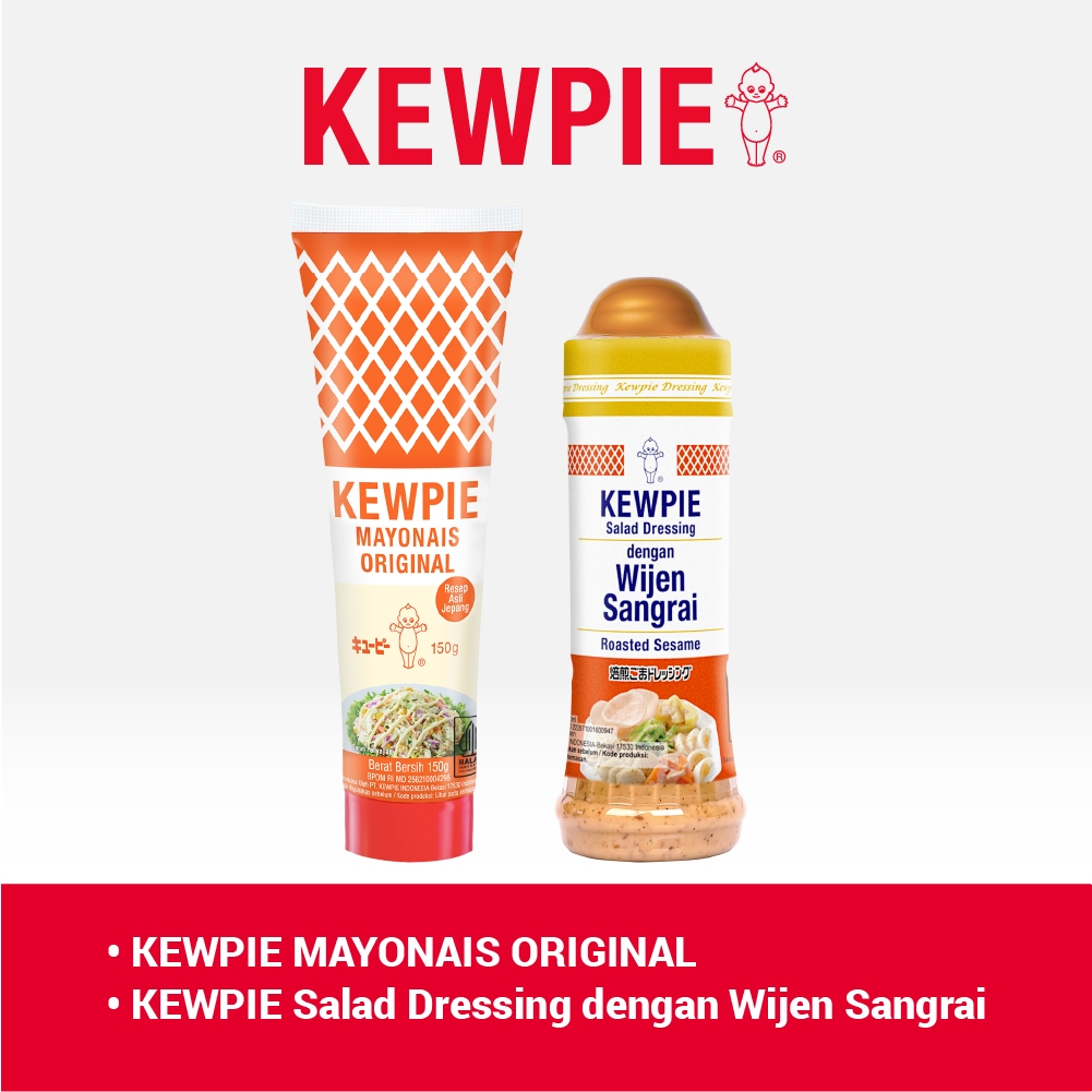 Jual KEWPIE Bundling no 1 (KEWPIE Salad Dressing Saus Siram Dengan Wijen Sangrai 200 ml & KEWPIE ...