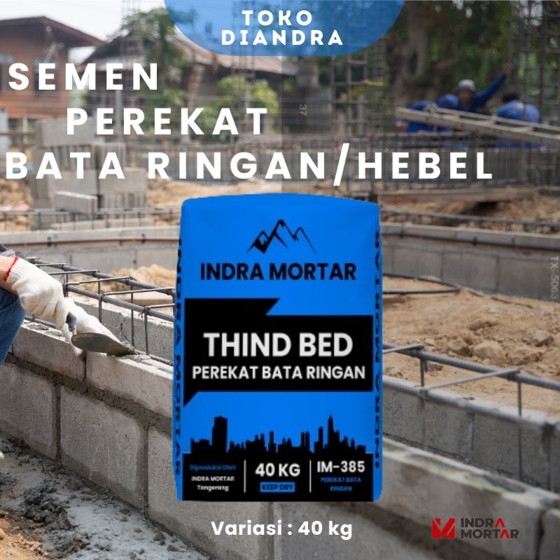 Jual Semen Instan Mortar | Thinbed Mortar, Perekat Bata Ringan, Lem ...