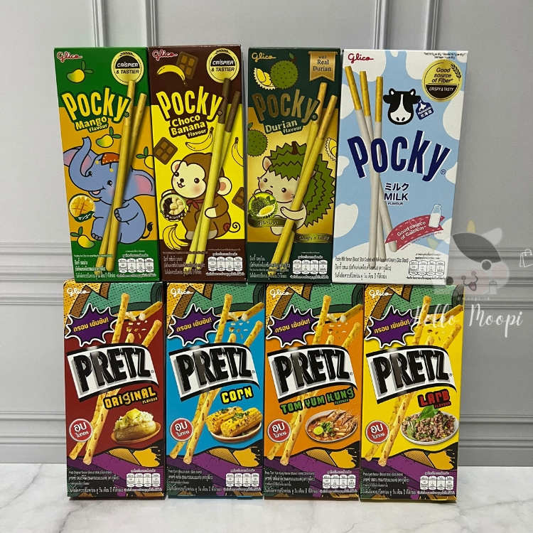 Jual GLICO Pocky Choco Banana Chocolate / Mango / Durian / Milk ...
