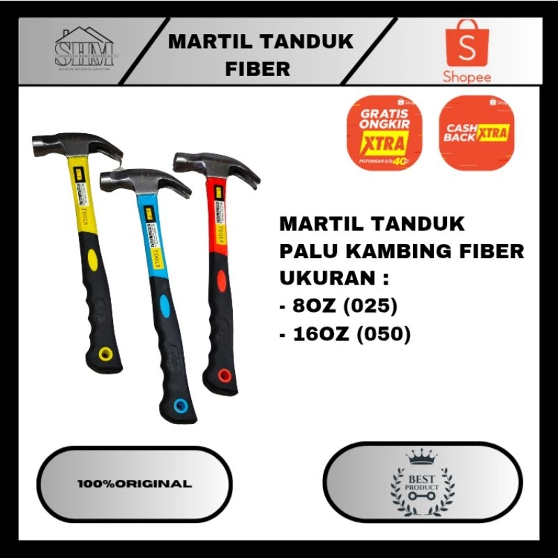 Jual PALU KAMBING MARTIL TANDUK FIBER 8OZ 025 MARTIL KAMBING MARTIL ...