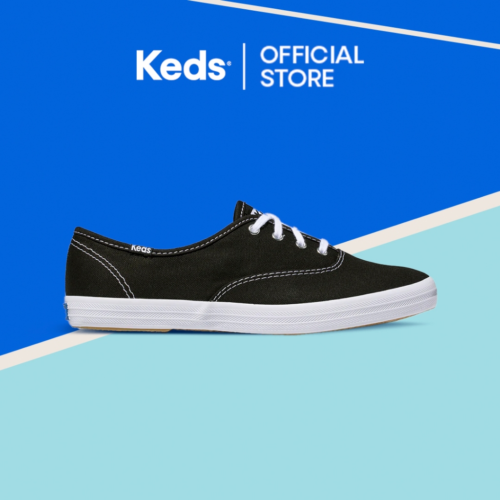 Jual Keds Sepatu Wanita Keds Champion Black-WF34100 | Shopee Indonesia