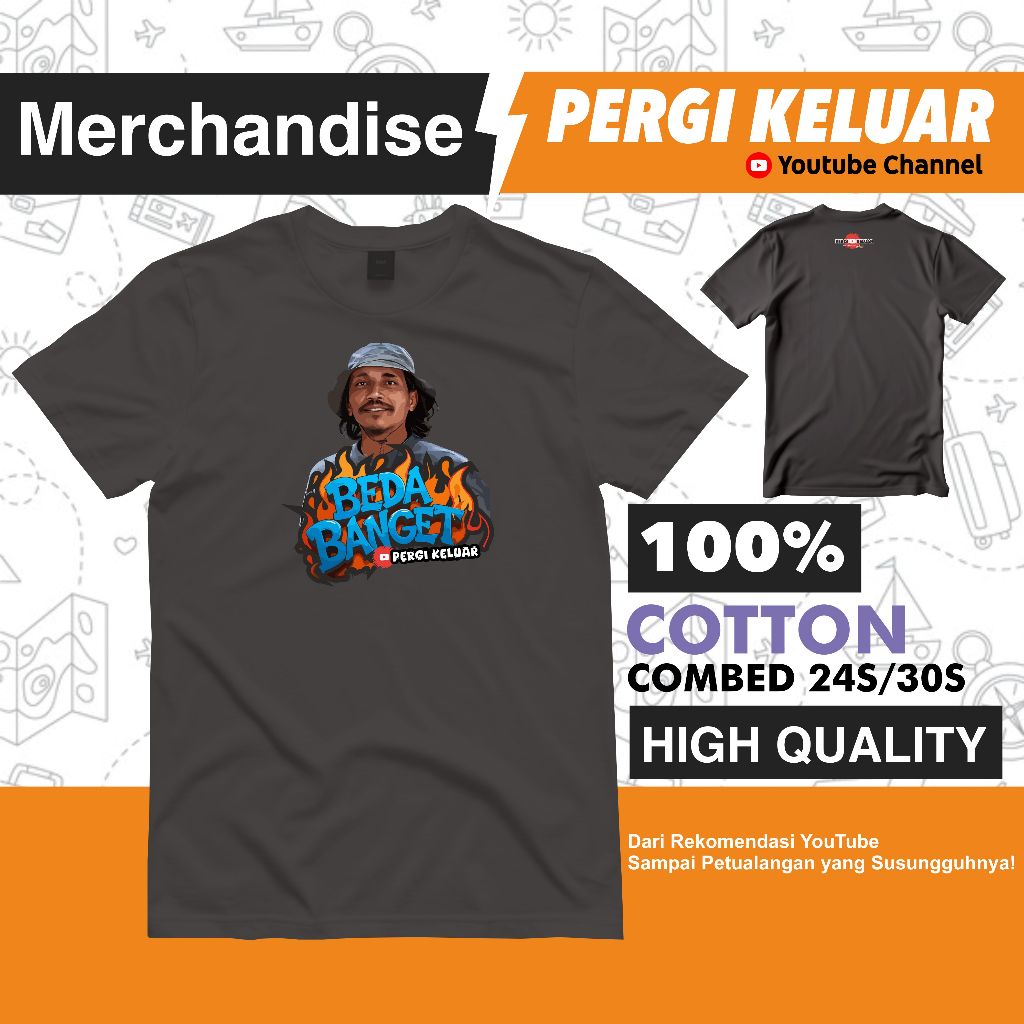 Jual PRE ORDER - KAOS MERCHANDISE PERGI KELUAR BEDA BANGET | Shopee ...