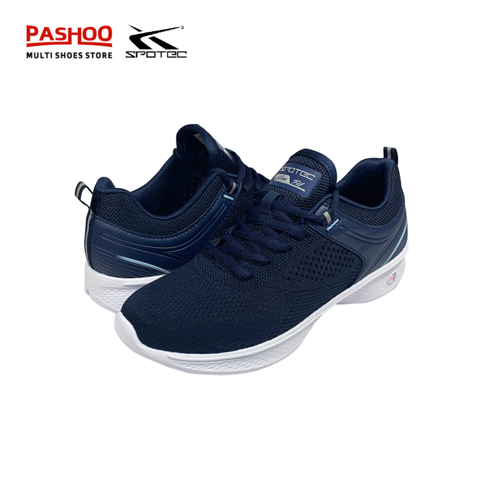 Jual Spotec Sepatu Walking Naomi Biru Tua- Putih | Shopee Indonesia