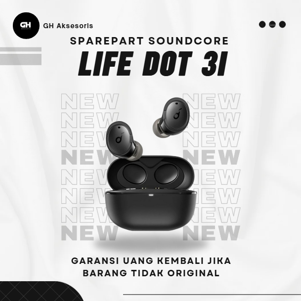 Jual GH08 | SPAREPART Soundcore life dot 3i buds dan Case 2nd tws ...
