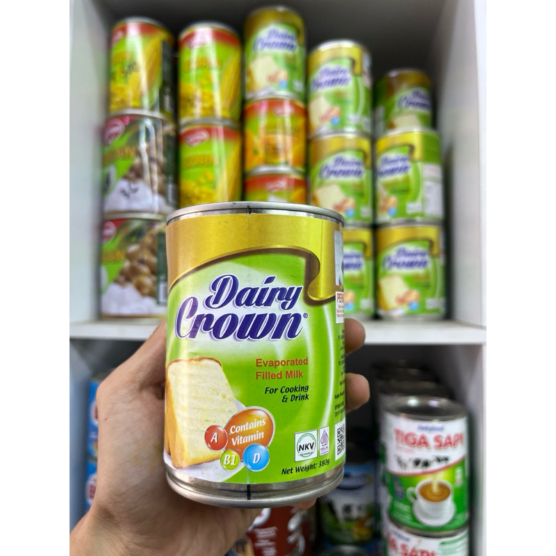 Jual Dairy Crown Susu Evaporasi 380gr | Shopee Indonesia