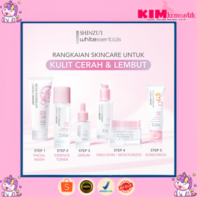 Jual Shinzui Whitessential Brightening Series (Serum/Moisturizer ...