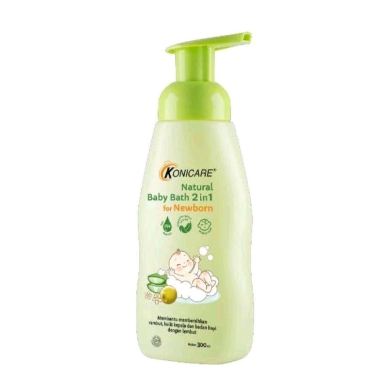 Jual Konicare NEWBORN Baby Bath 2in1 300ml PUMP | Shopee Indonesia