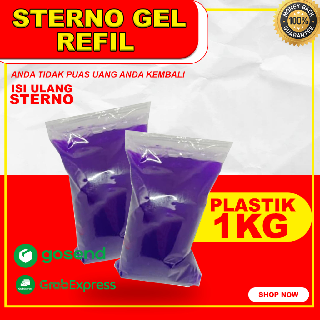 Jual Sterno Gel Plastik 1Kg Pemanas Makanan Refill 1Kg | Shopee Indonesia