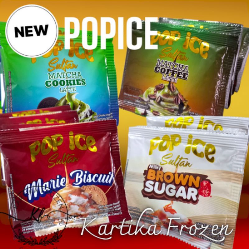 Jual POPICE SULTAN SERBUK MINUMAN RENCENG (10 Sachet x 23 Gram ...