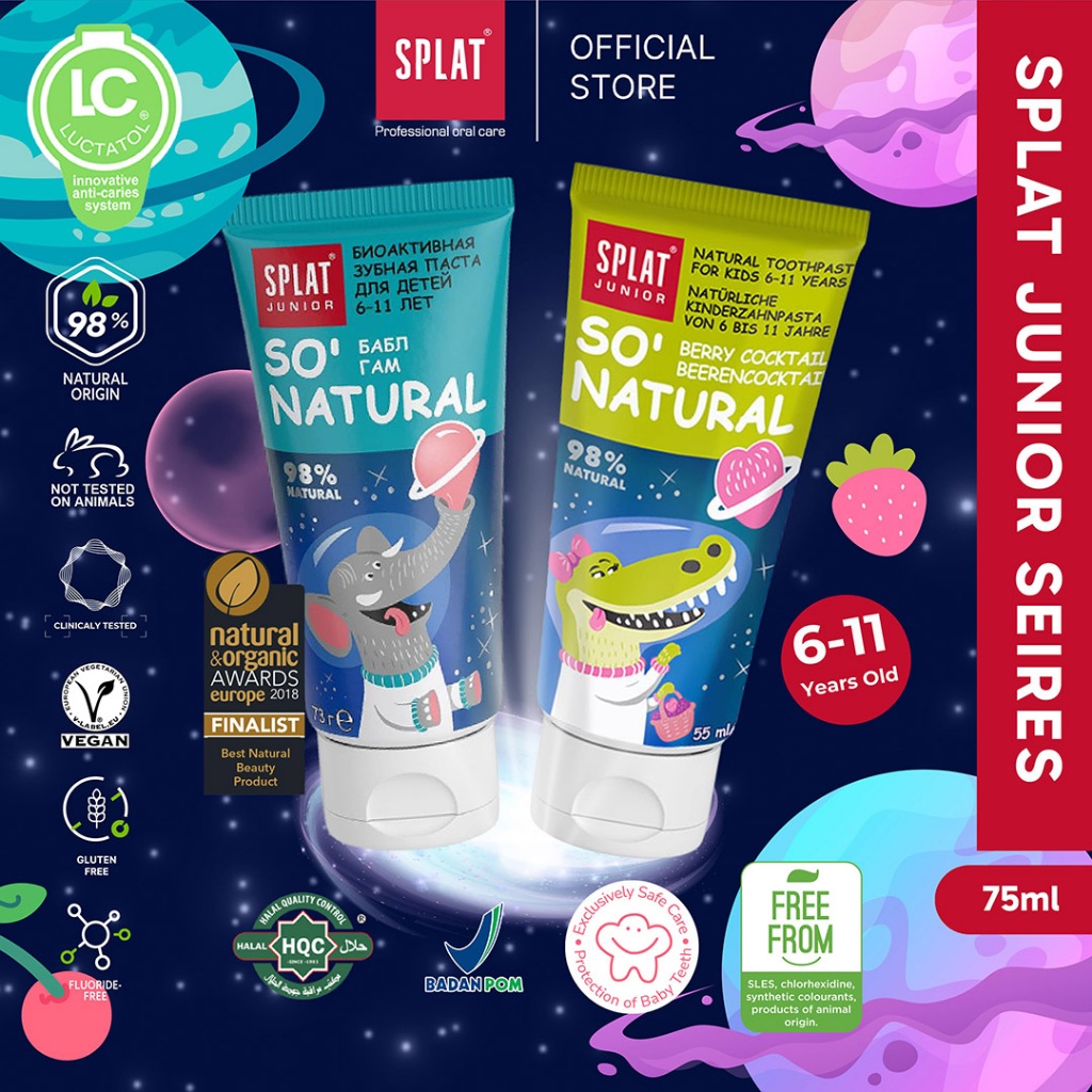 Jual SPLAT Junior Series 73ml Toothpaste - Pasta Gigi Anak - Anak Rasa ...