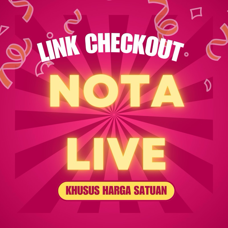 Jual NOTA LIVE HARGA SATUAN + ADMIN | Shopee Indonesia