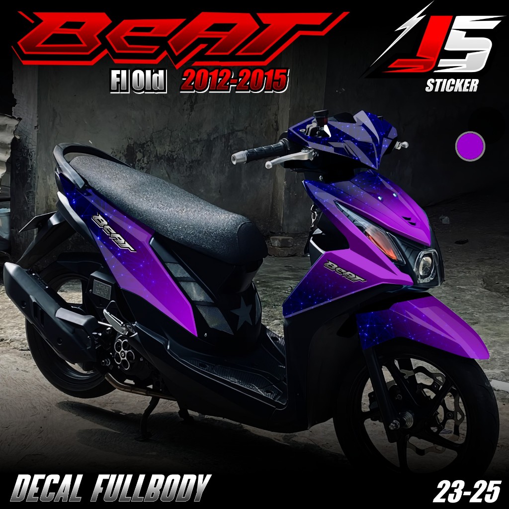 Jual (COD) TERBARU Decal Sticker Honda Beat Fi Old Full body - Stiker ...