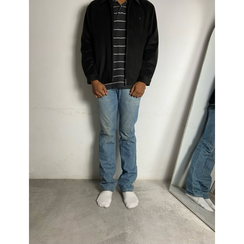 Jual UNIQLO S002 BLUE JEANS | Shopee Indonesia