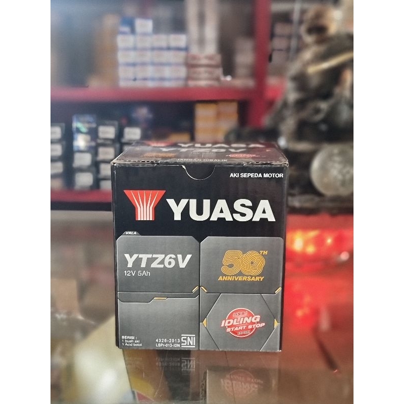 Jual Aki Yuasa YTZ 6V | Shopee Indonesia