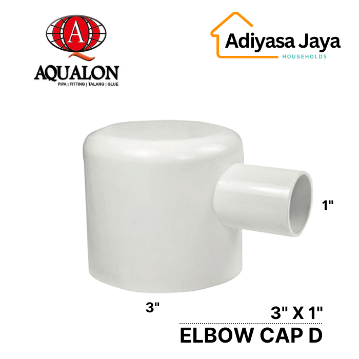 Jual Elbow Cap D 3 X 1 (Aqualon) / Knie Dop Tutup | Shopee Indonesia