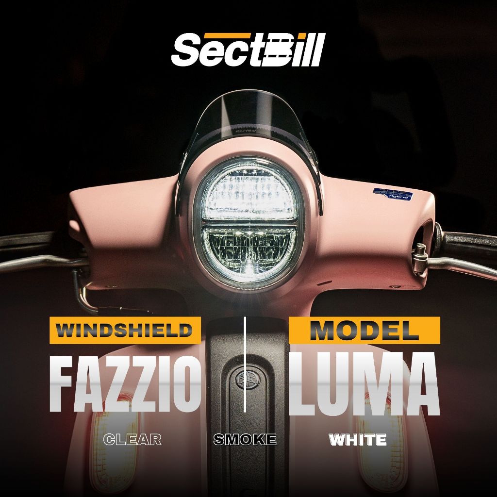Jual Sectbill Windshield Visor Sport screen - Yamaha Fazzio | Shopee ...