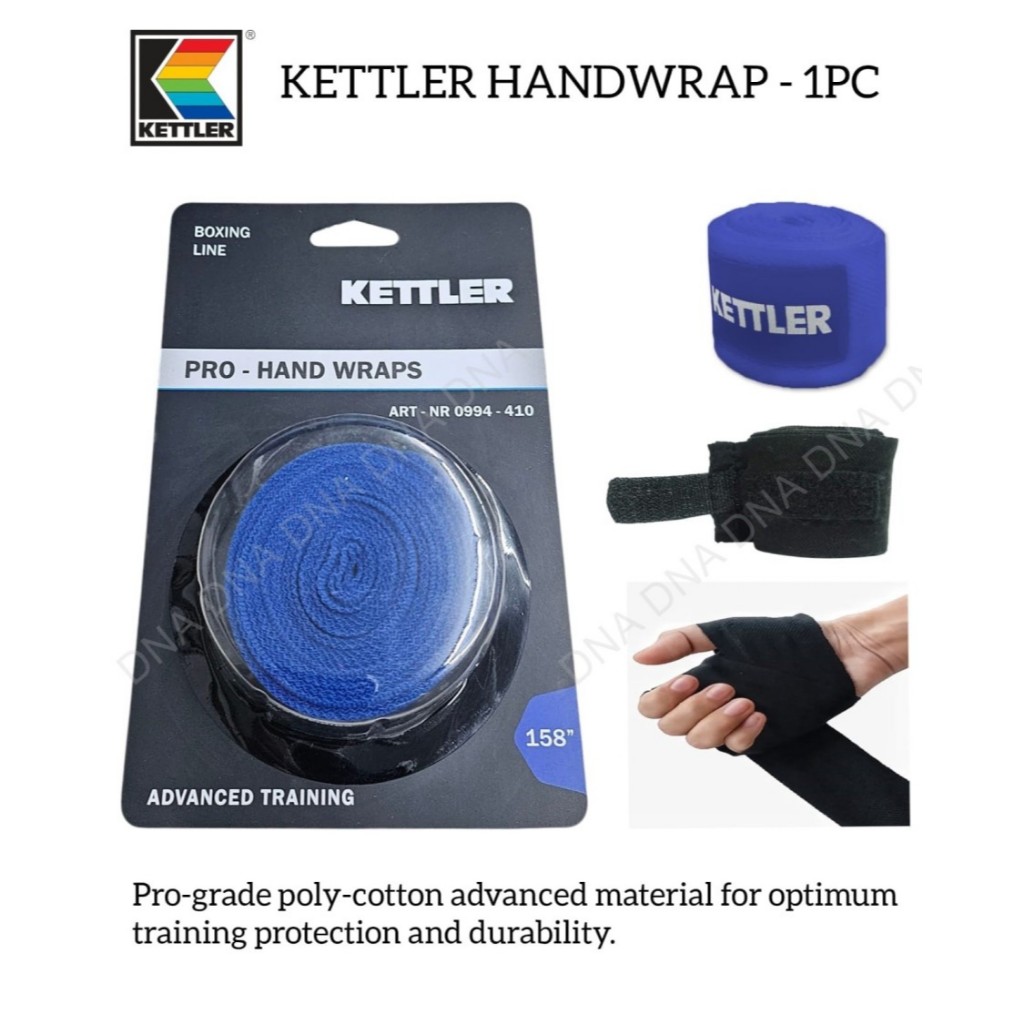 Jual Profesional Hand Wrap (BLUE) KETTLER - ORIGINAL | Shopee Indonesia