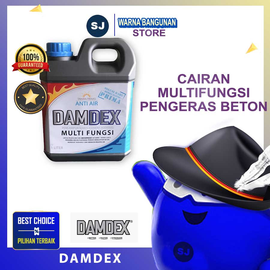 Jual Damdex Campuran Semen / Pengeras Beton 1 Liter | Shopee Indonesia