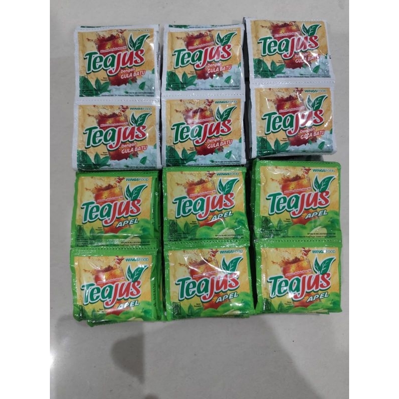 Jual (1renceng) Minuman serbuk Teajus / Teh sisri / Topice aneka rasa ...