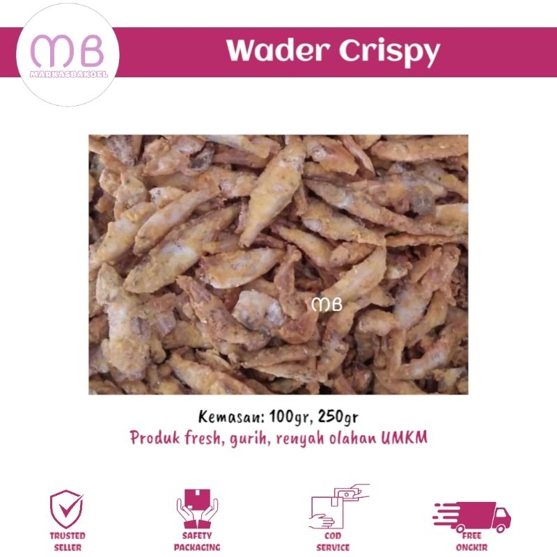 Jual Keripik Ikan Wader Crispy Olahan Khas Surabaya Rasa Renyah Gurih ...