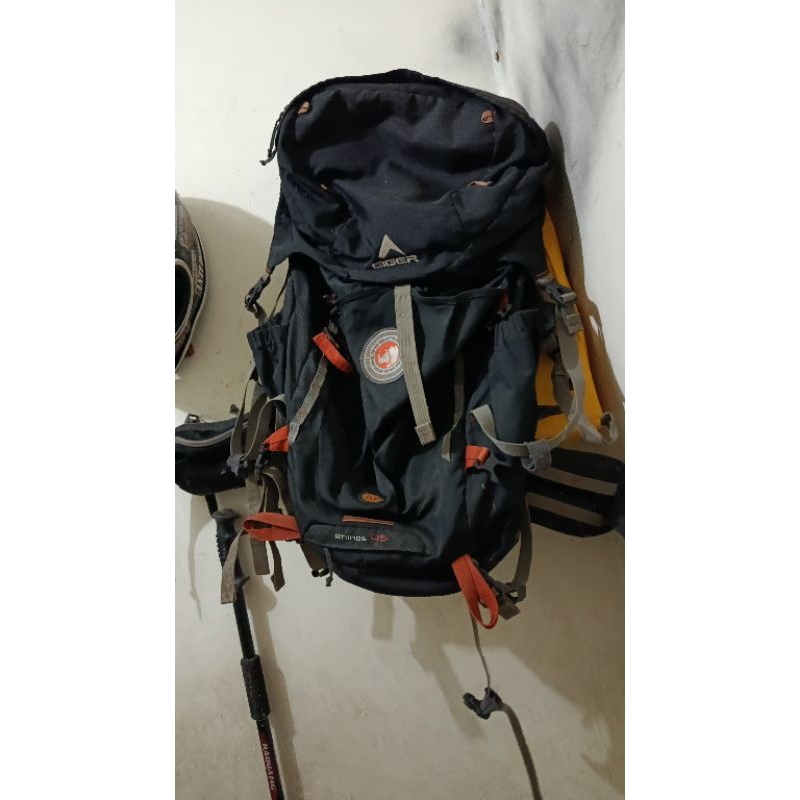 Jual carrier rhinos eiger 45+10L | Shopee Indonesia