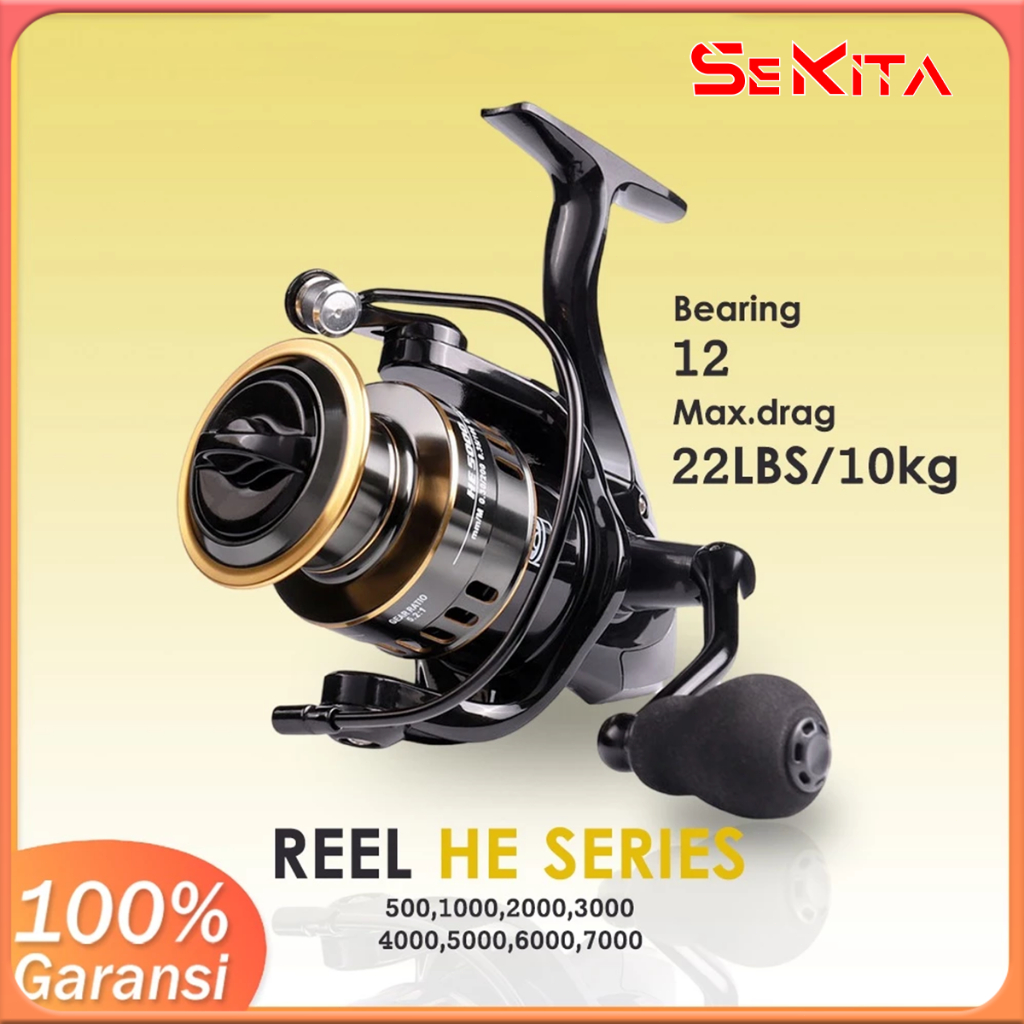 Jual Reel Pancing 10kg HE500 - 7000/ Reel Pancing Murah Kuat Power ...