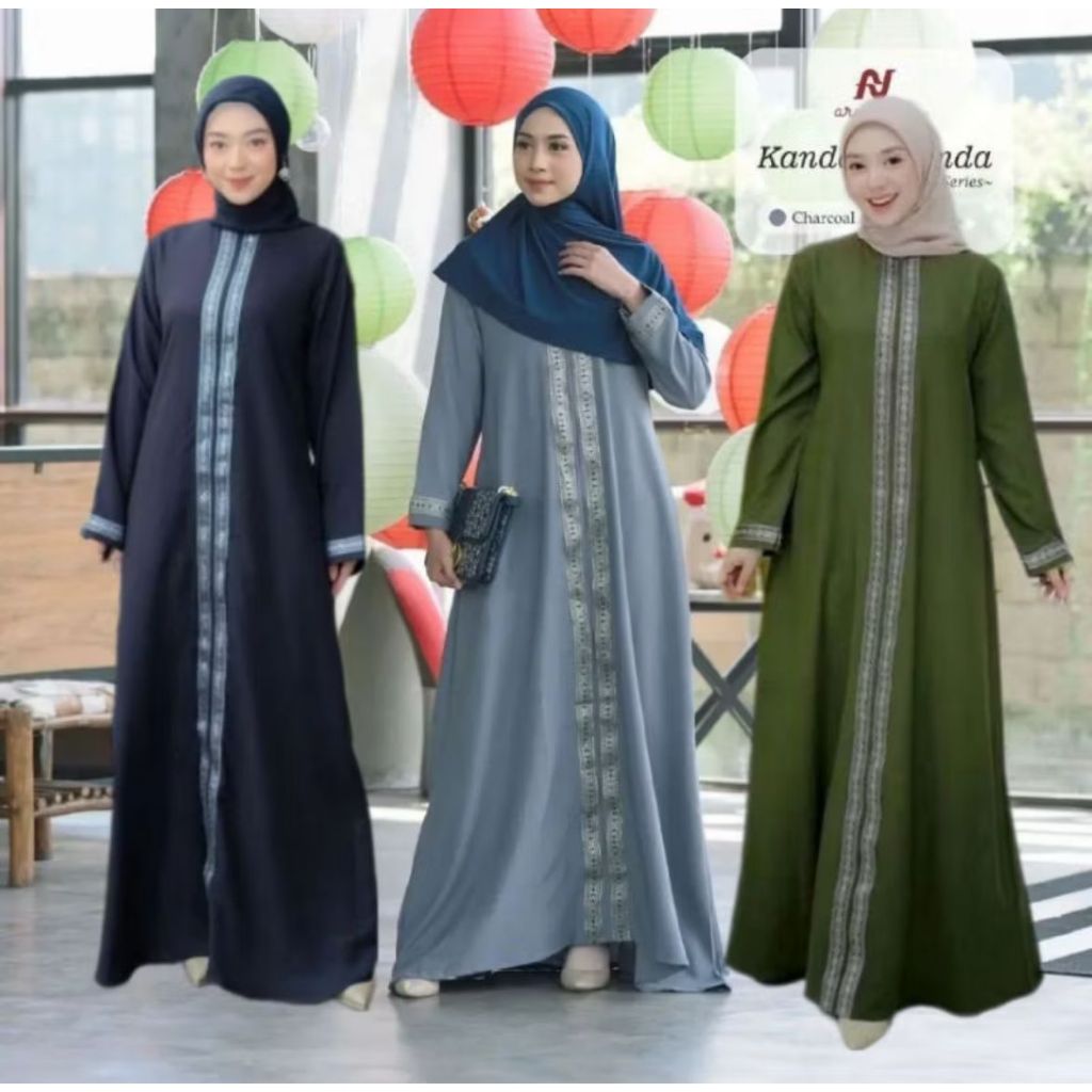 Jual (COD) Abaya madina / long dress gamis wanita Abaya Polos | Shopee ...