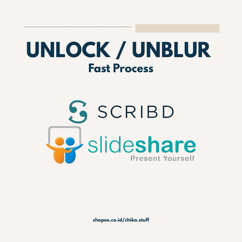Jual UNLOCK/UNBLUR DOKUMEN SCRIBD SLIDESHARE TERMURAH | Shopee Indonesia