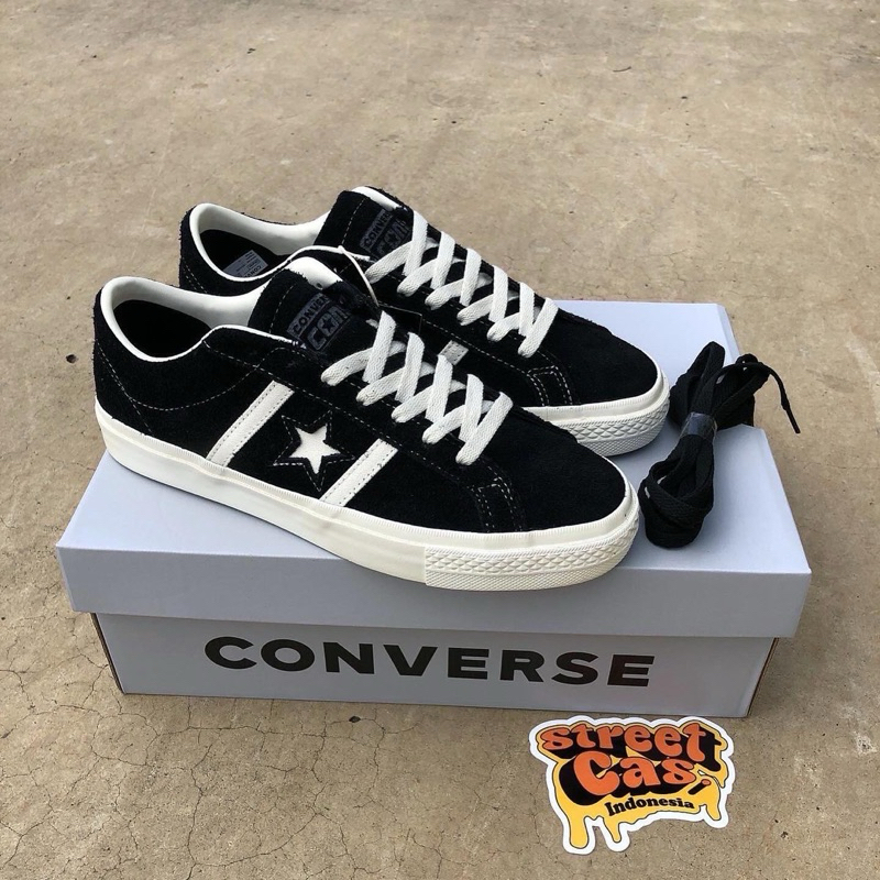 Jual Converse Cons ‘ONE STAR ACADEMY PRO ‘Suede Black White LIMITED ...