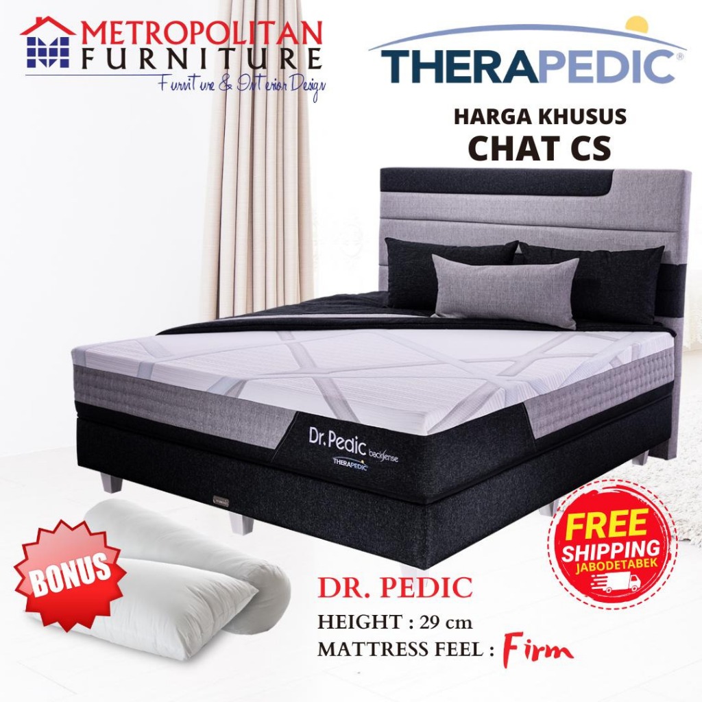 Jual Springbed Therapedic Dr. Pedic Kasur Matras Orthopedic Spring bed ...