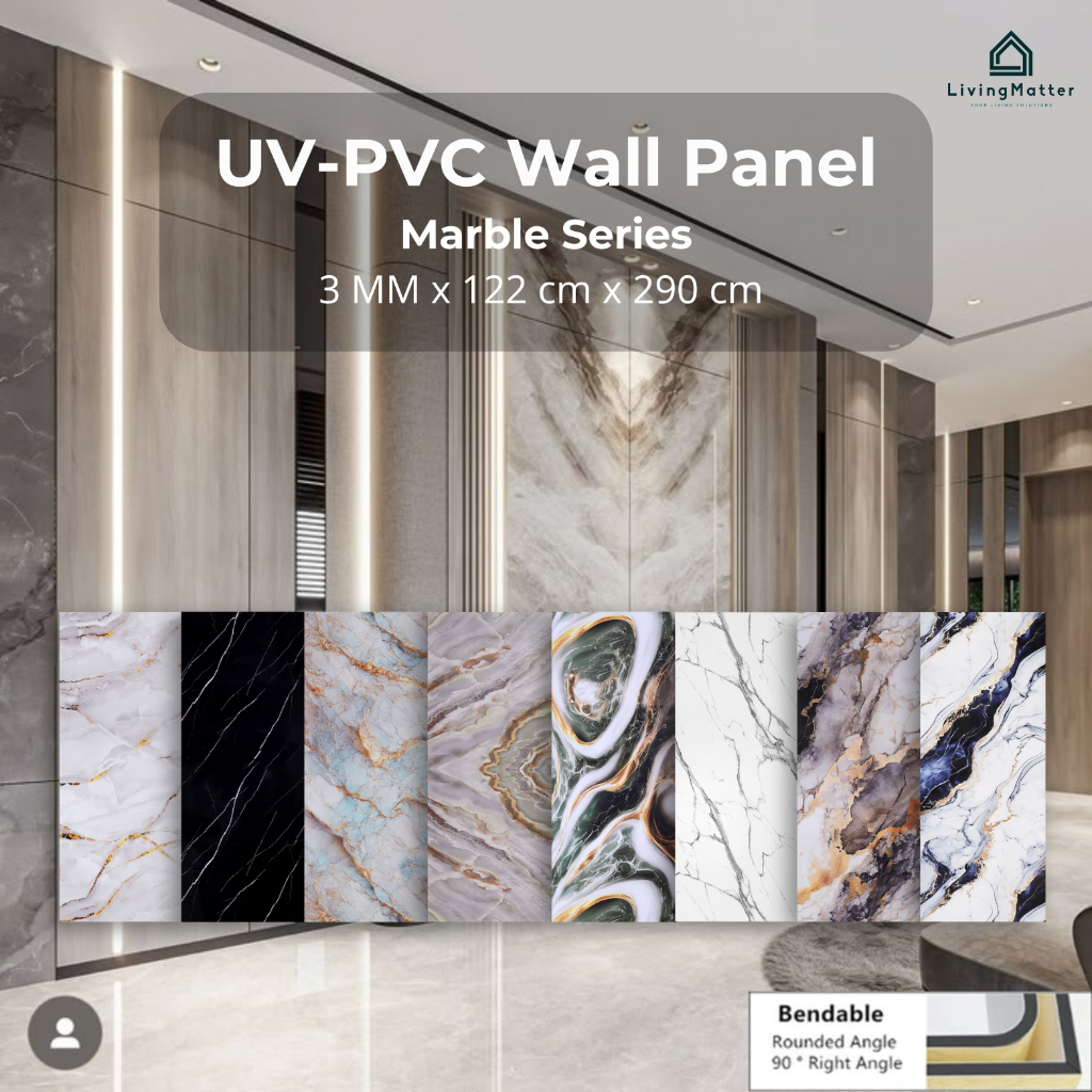 Jual UV PVC Wall Panel Marble Sheet UV PVC Wallpanel Panel UPVC Sheet ...