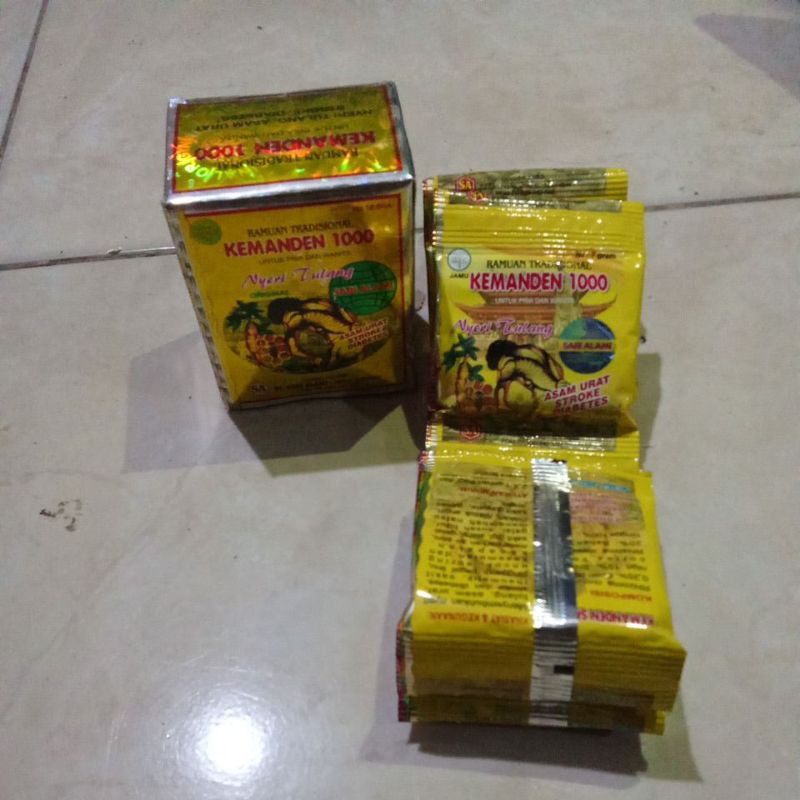 Jual jamu kemanden-serbuk isi 10sct | Shopee Indonesia