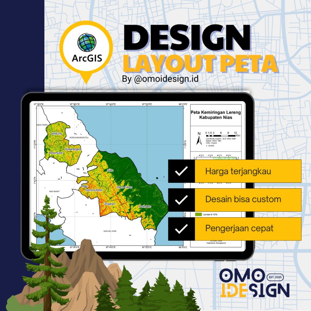 Jual Jasa Desain Peta ArcGIS Cepat dan Terpercaya untuk Analisis Data ...
