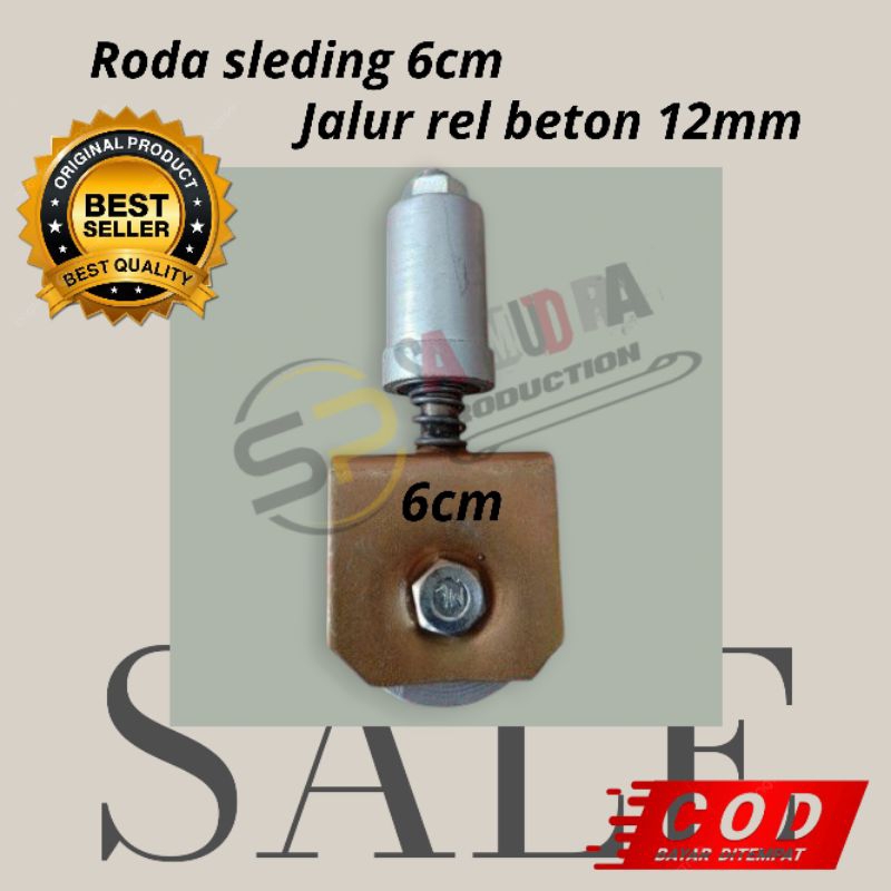 Jual Rada pagar sleding 6cm, Roda sleding jalur rel beton 12mm | Shopee ...