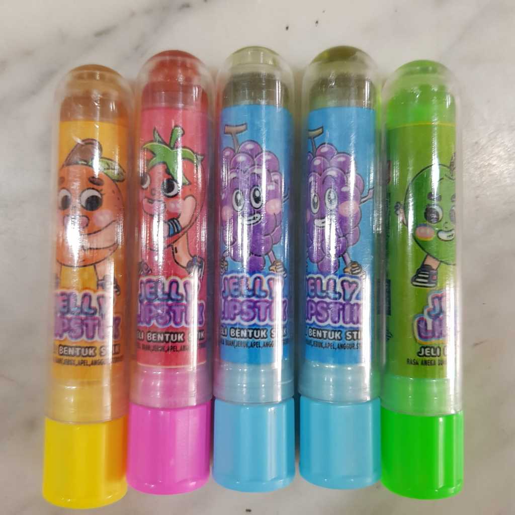 Jual Jelly Jeli bentuk Lipstik Aneka Rasa Buah Viral | Shopee Indonesia