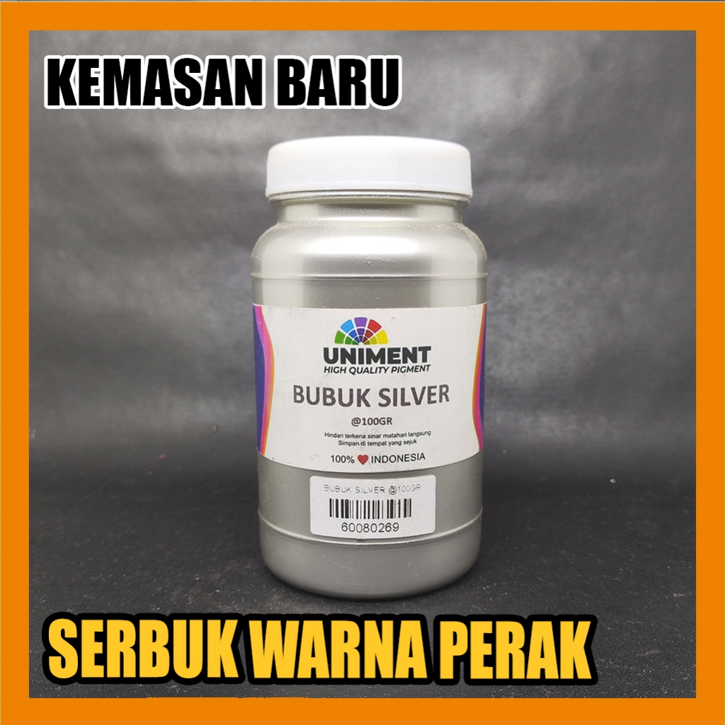 Jual Serbuk warna Perak Halus 100g | Shopee Indonesia