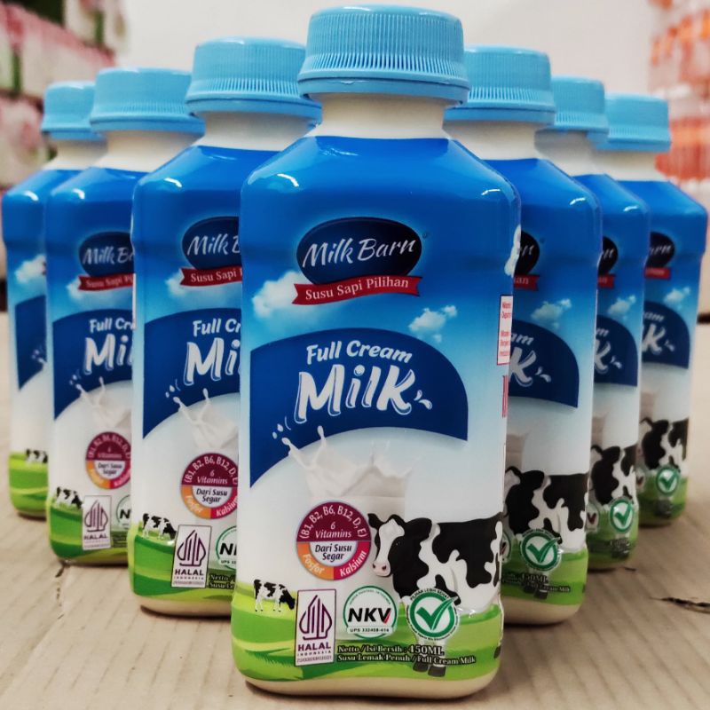 Jual Milkbarn Susu UHT Full Cream 450Ml Botol | Shopee Indonesia