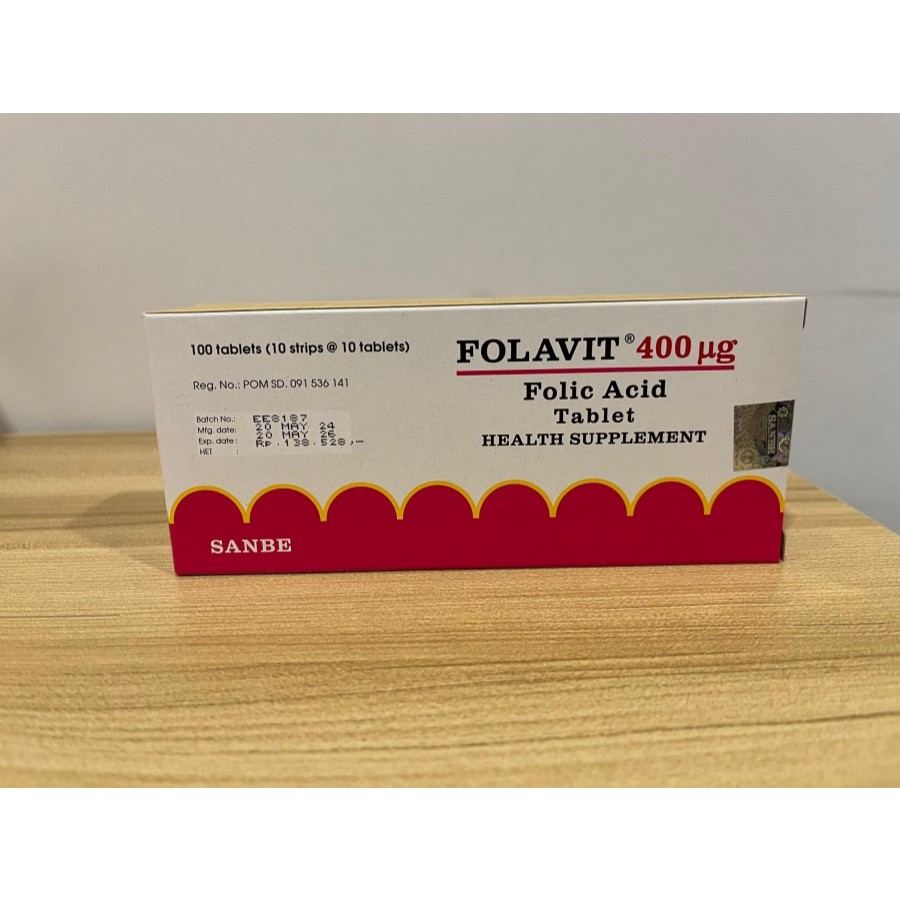 Jual Folavit 400mg Folic Acid Tablet | Shopee Indonesia