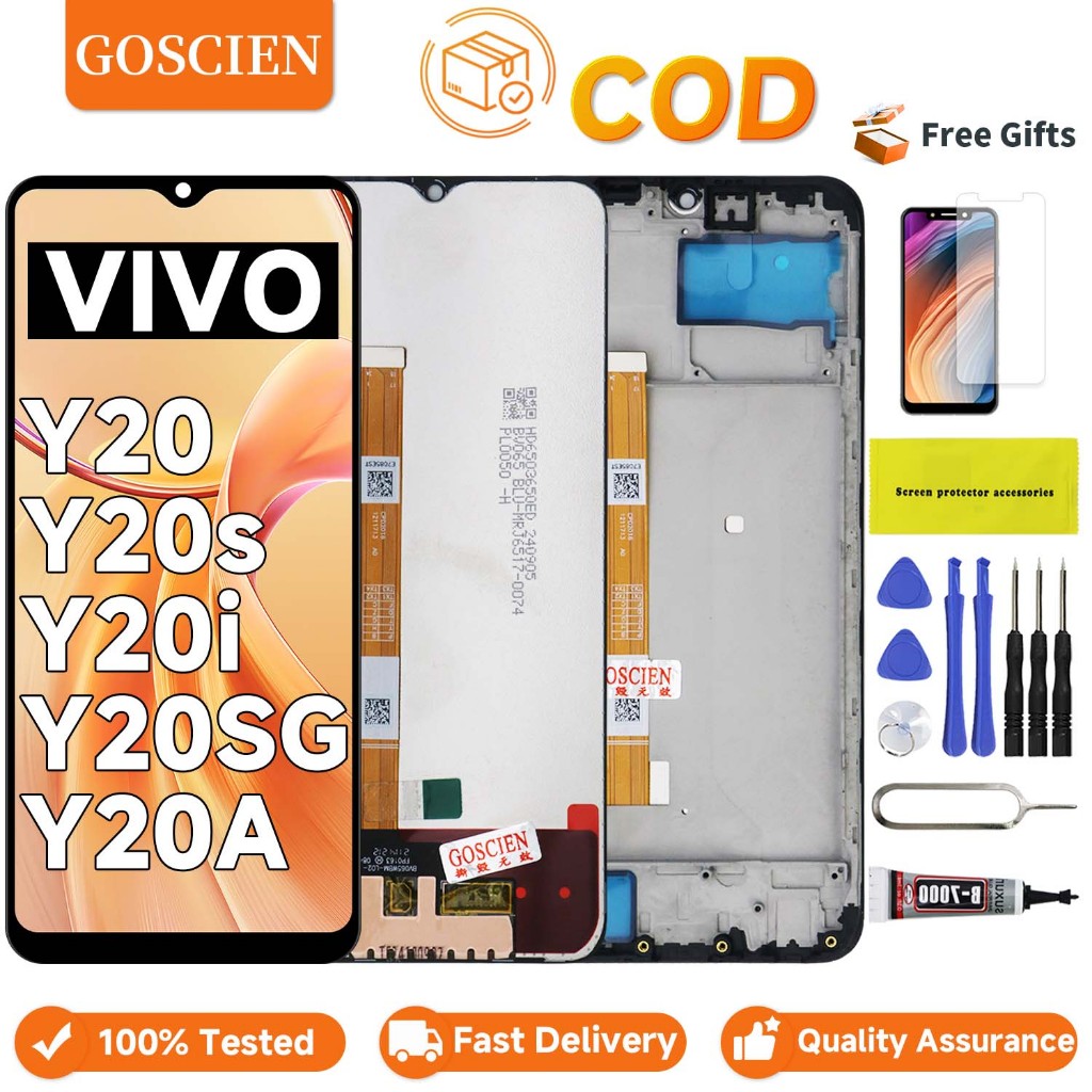 Jual Original LCD for VIVO Y20/Y20s/Y20i/Y20SG/Y20a LCD Fullset Asli ...