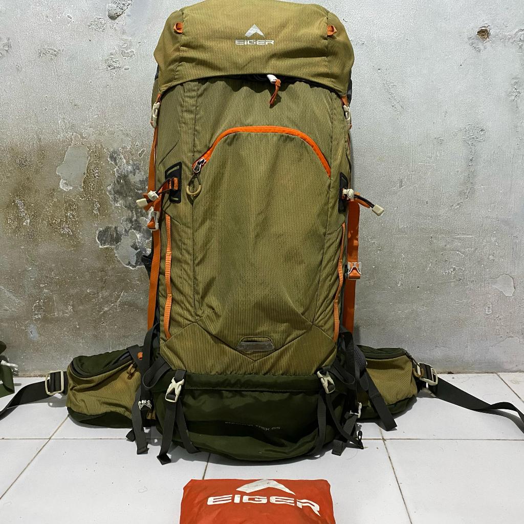 Jual Tas Gunung Keril Equator Trek 65L Tas Carrier - Tas Hiking - Olive ...