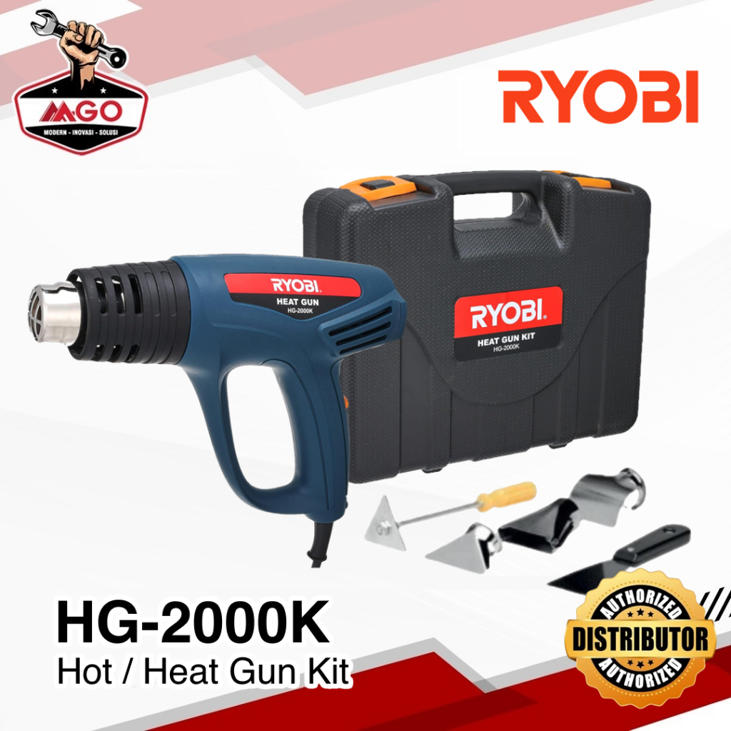 Jual Mesin Heat Gun / Hot Gun / Mesin Pemanas Plastik RYOBI HG-2000K ...
