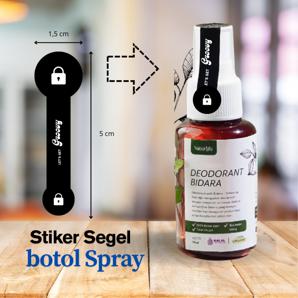 Jual Stiker Segel untuk Botol Spray per Pack | Shopee Indonesia