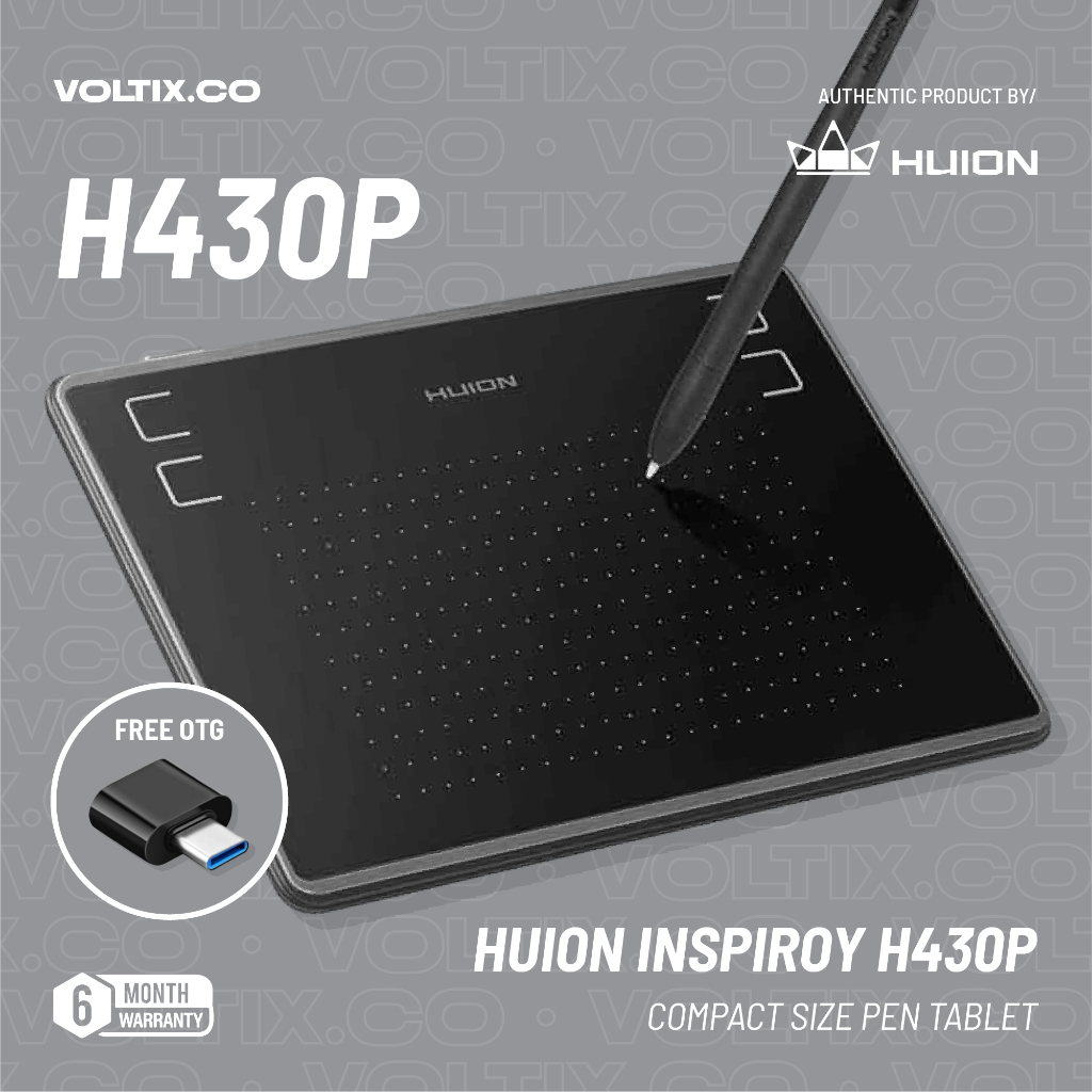 Jual Huion Drawing Pen Tablet H430P | Shopee Indonesia