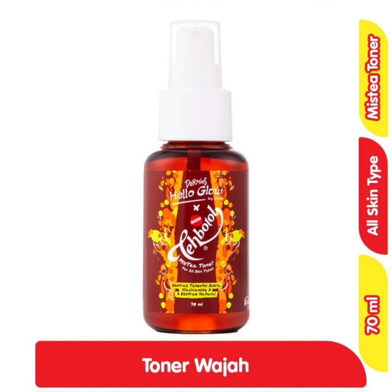 Jual Dermies Hello Glow x Teh Botol Sosro Mistea Toner Wajah 70 ml ...