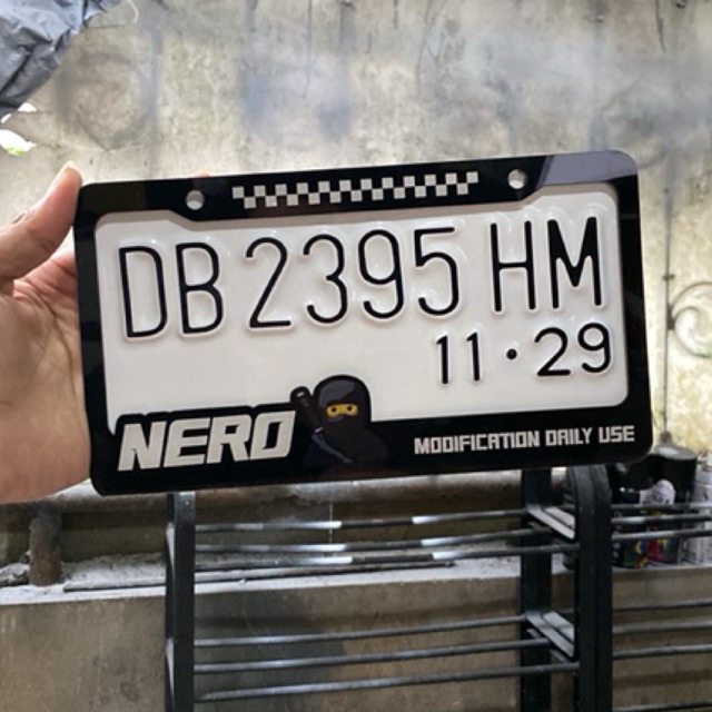 Jual PLAT NOMOR ALA JDM | PLAT JDM | plat nomor baut tanam | plat ...