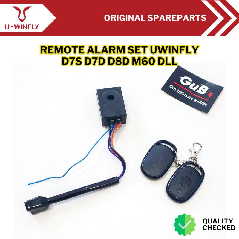 Jual Remote Alarm Sepeda Listrik Uwinfly D7S D7D D8D M60 / Alarm Set ...