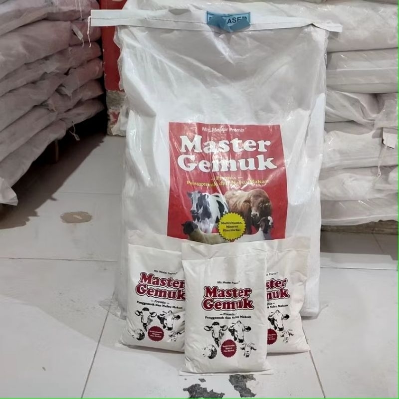 Jual MIX MASTER PREMIX master gemuk 1KG penggemuk dan pennambah nafsu ...